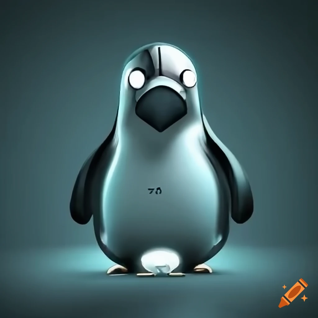 Linux robot illustration