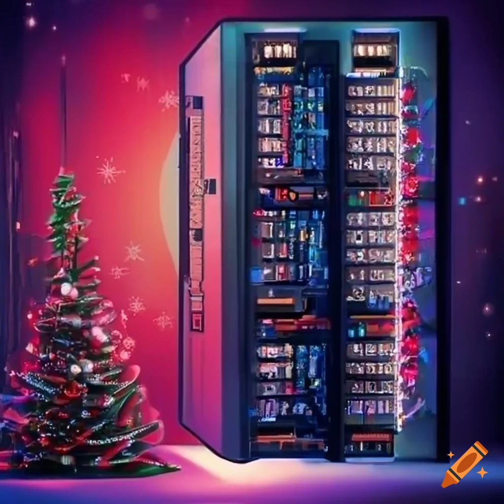 Christmas card for computer programmers