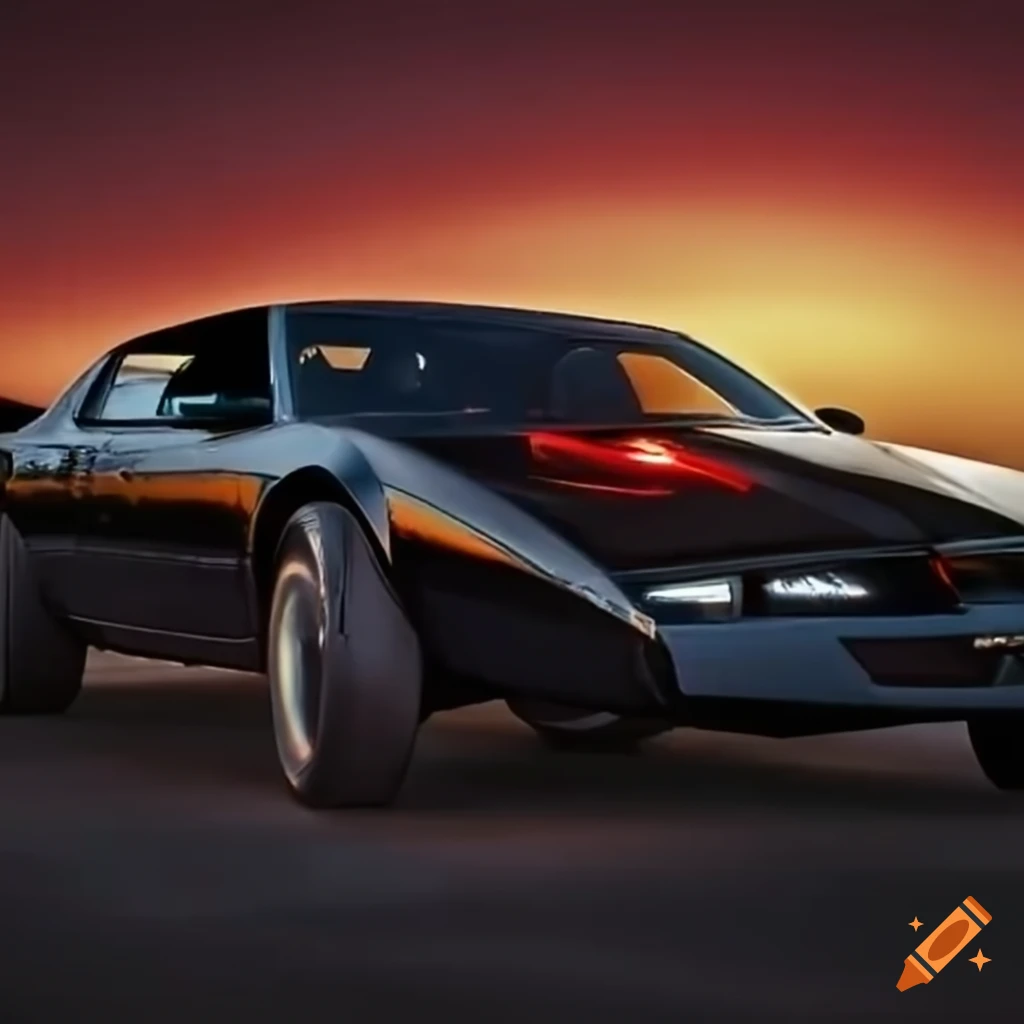 Iconic logo of knight rider
