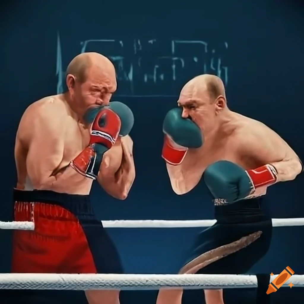 Boxing match: vladimir putin and walter white on Craiyon