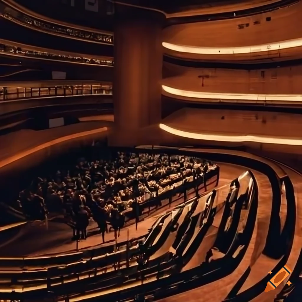 Modern symphonic concert hall