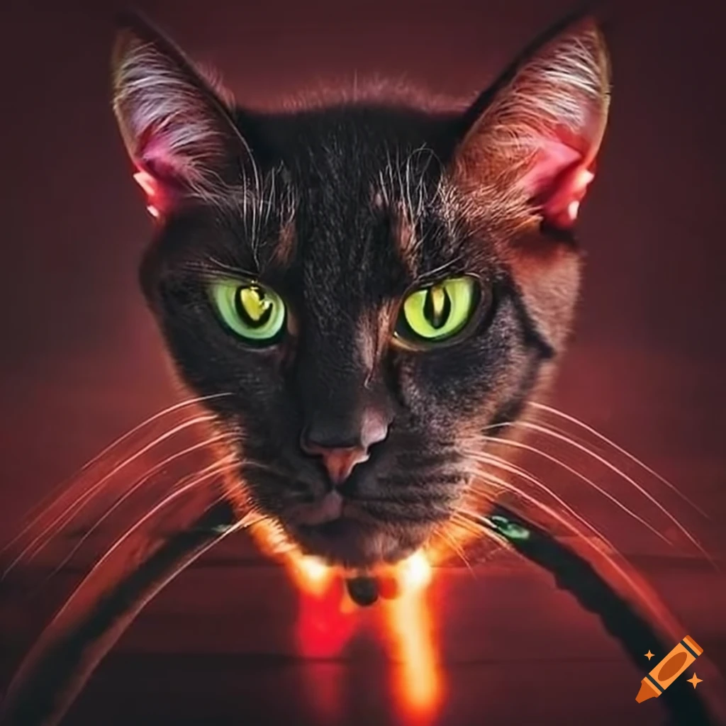 Devilish cat