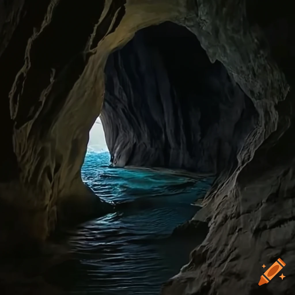 Scenic view of echo wave cave