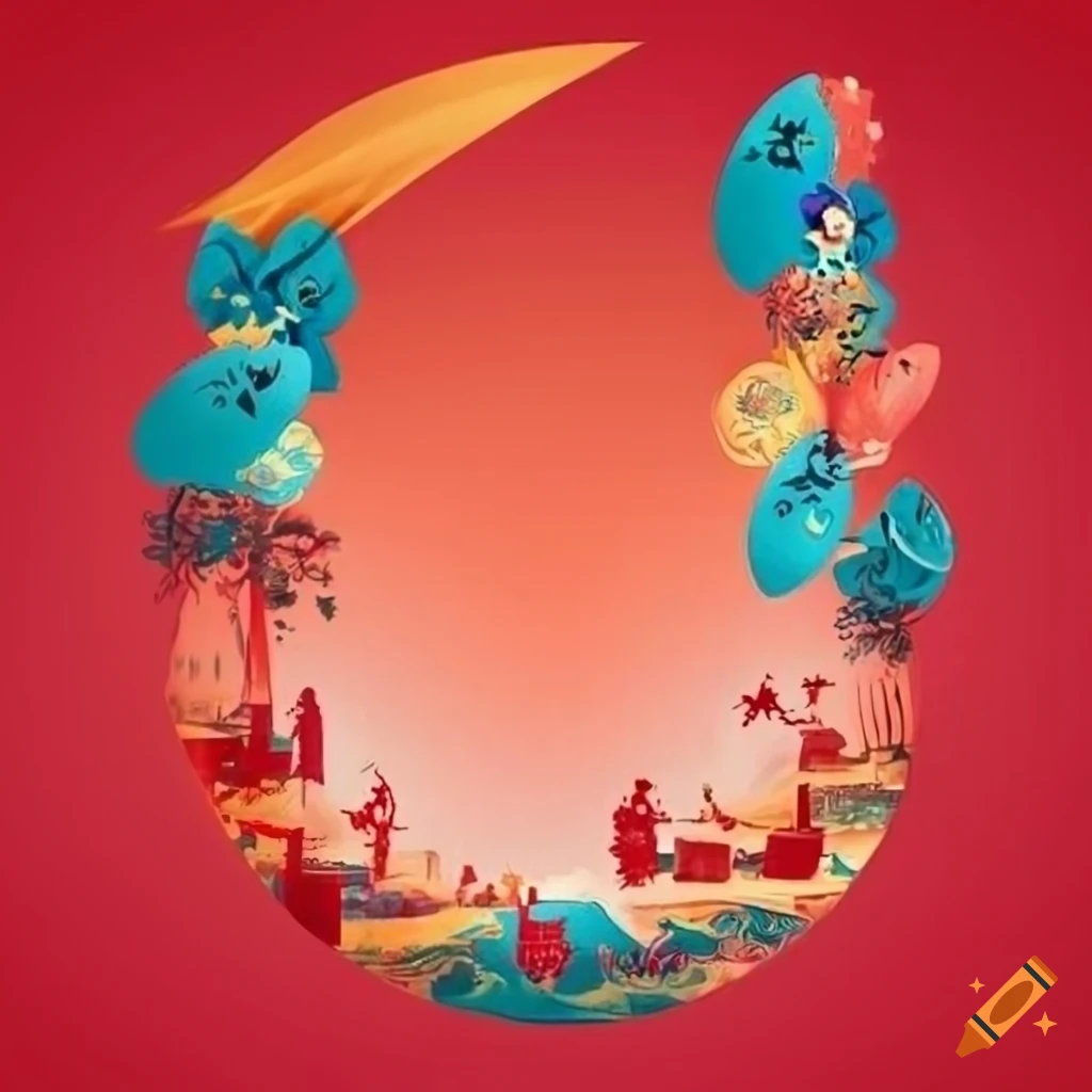 Chinese gala invitation poster on Craiyon