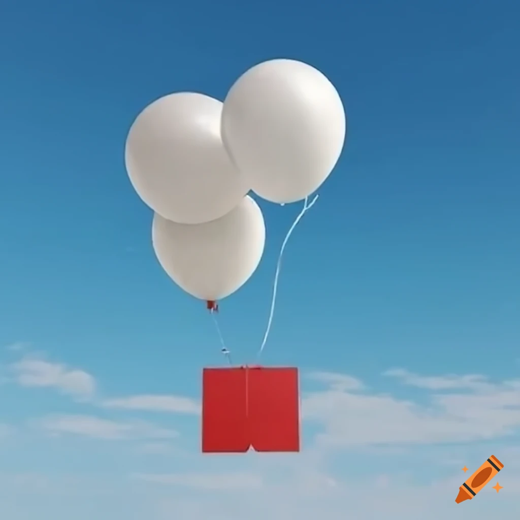 Balloons holding up a race finishing line sign