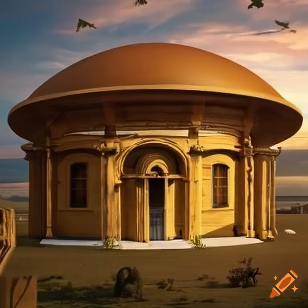 Modern round house inspired by zulu culture