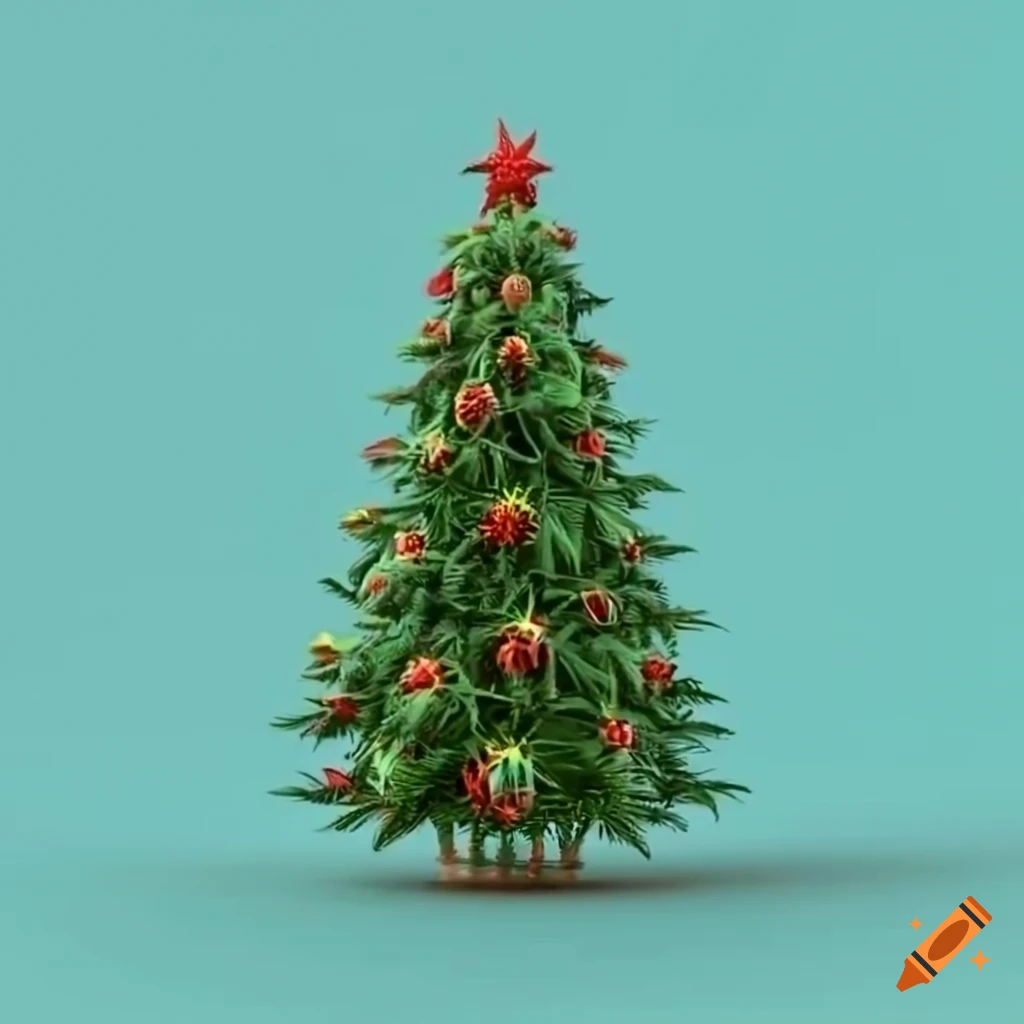Cannabis christmas tree