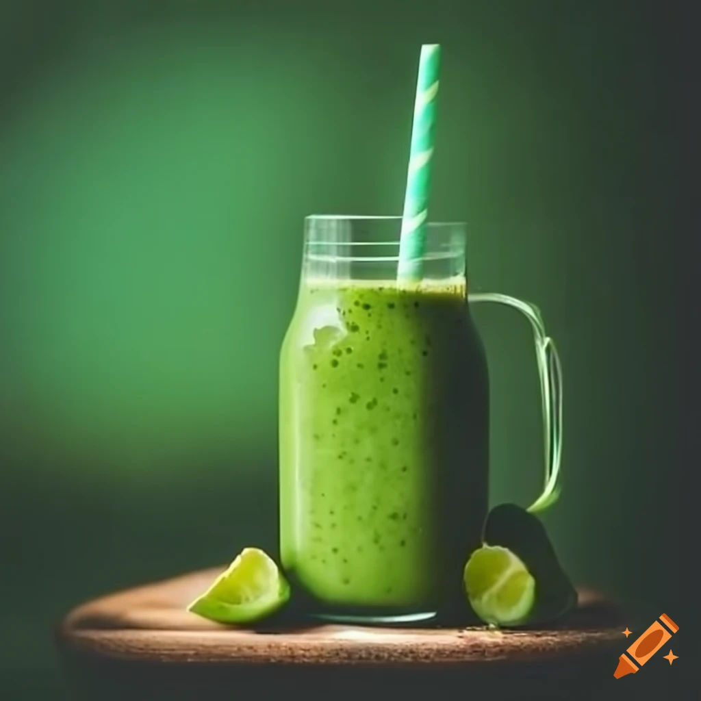 Refreshing green smoothie
