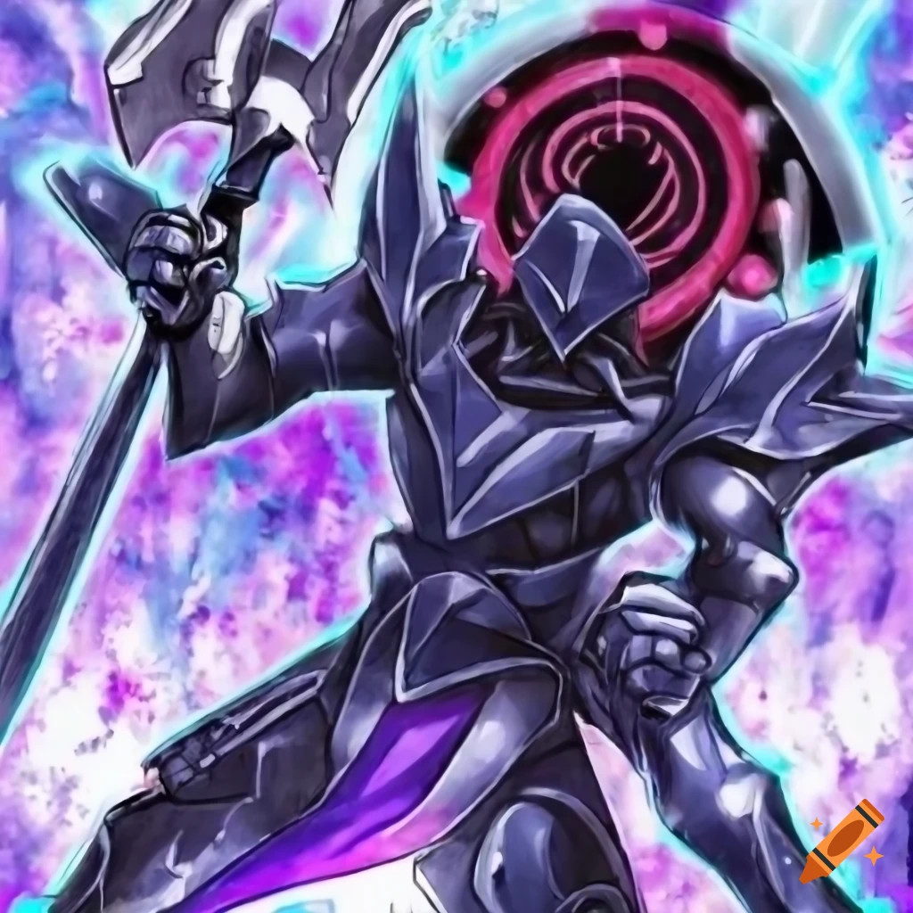 Yugioh card art of a small rune knight