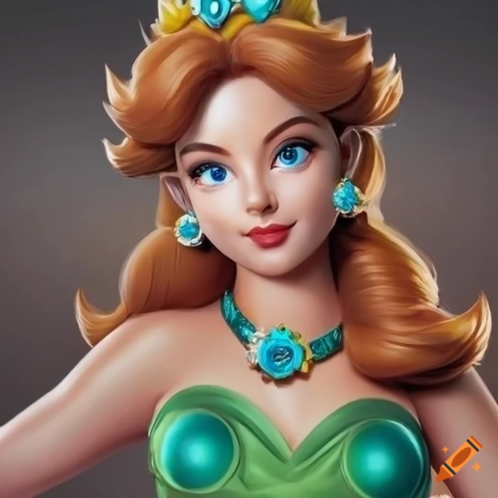 Detailed portrait of princess daisy on Craiyon