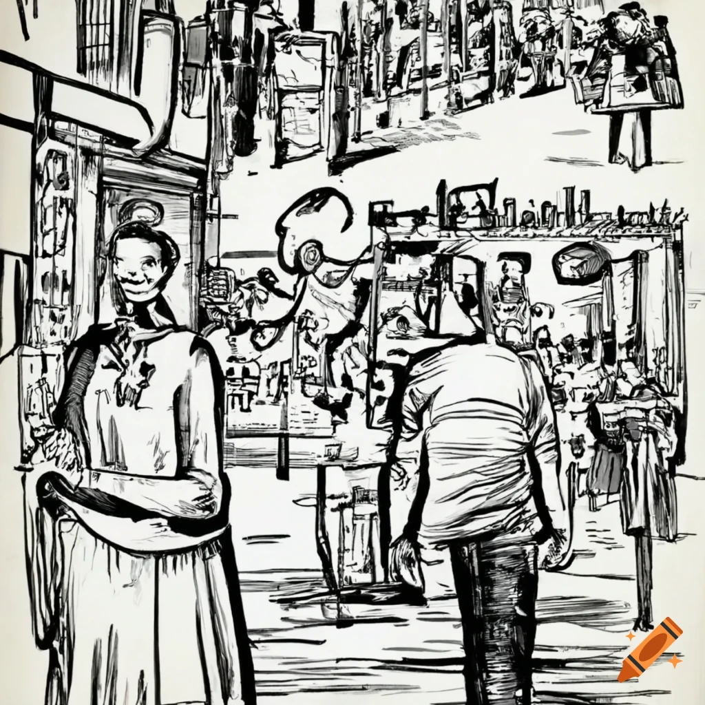 Comic strip about globalization