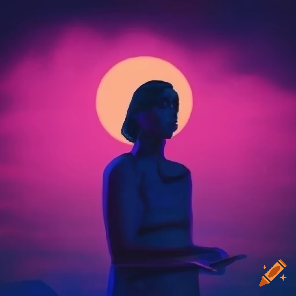 Vaporwave album cover art