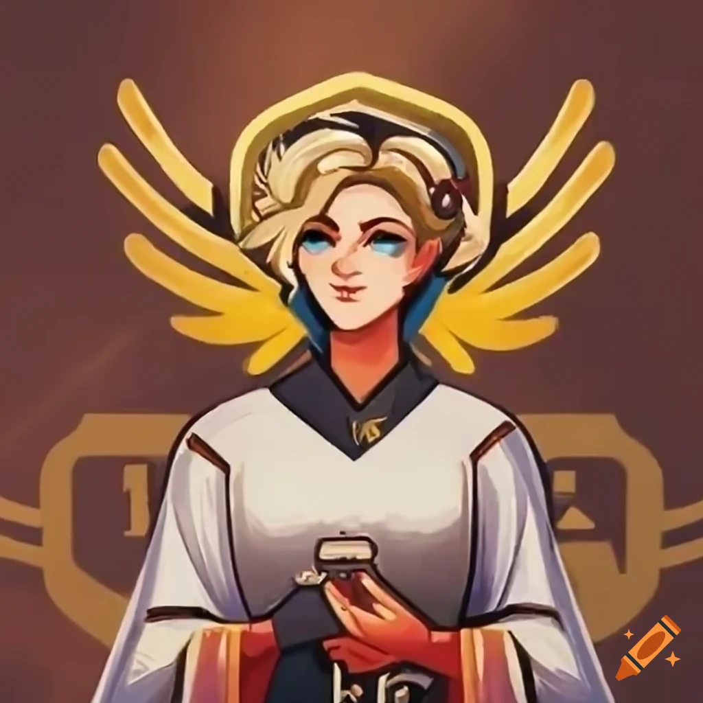 Orthodox christian icon of mercy from overwatch