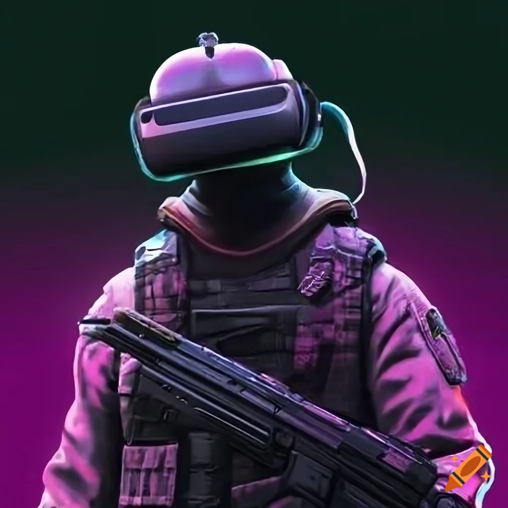 Colorful profile picture for a vr gaming youtube channel