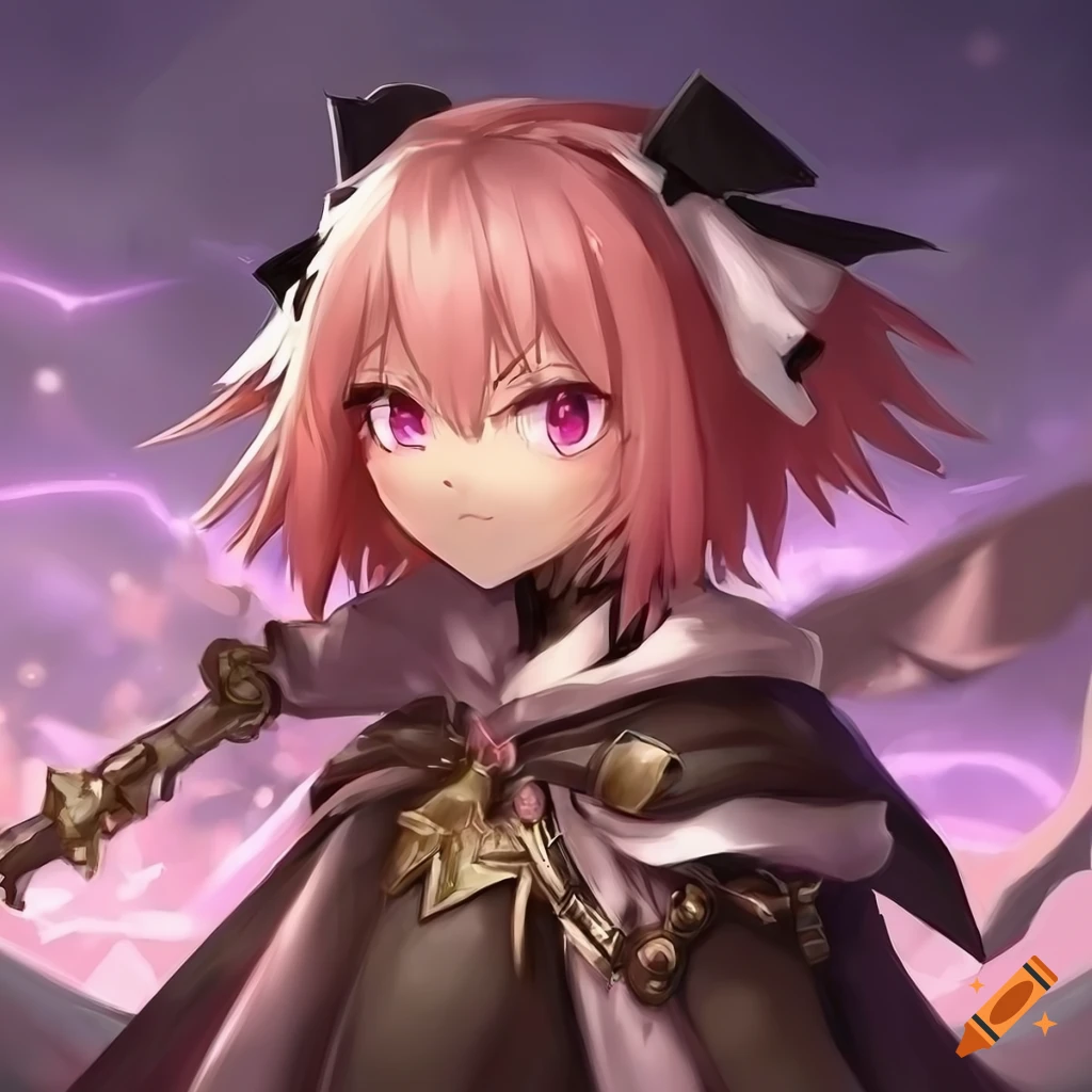 Astolfo detailed character art by Stanley Artgerm Lau on Craiyon