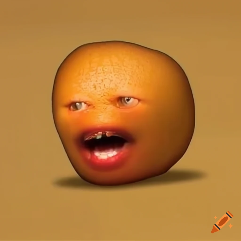 Annoying orange cartoon character