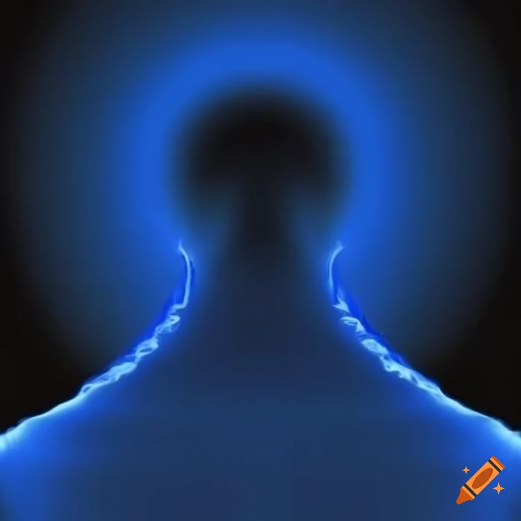 Hd photo of a dark blue optical illusion