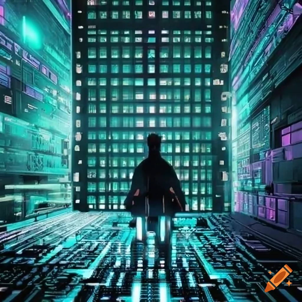 Image of AI matrix controlling the stock market on Craiyon