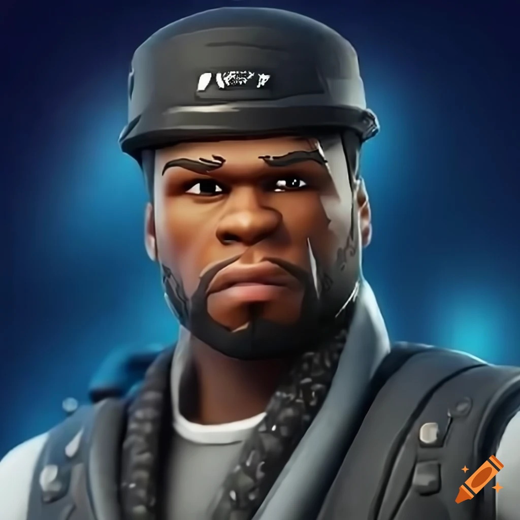 50 cent fortnite skin on Craiyon