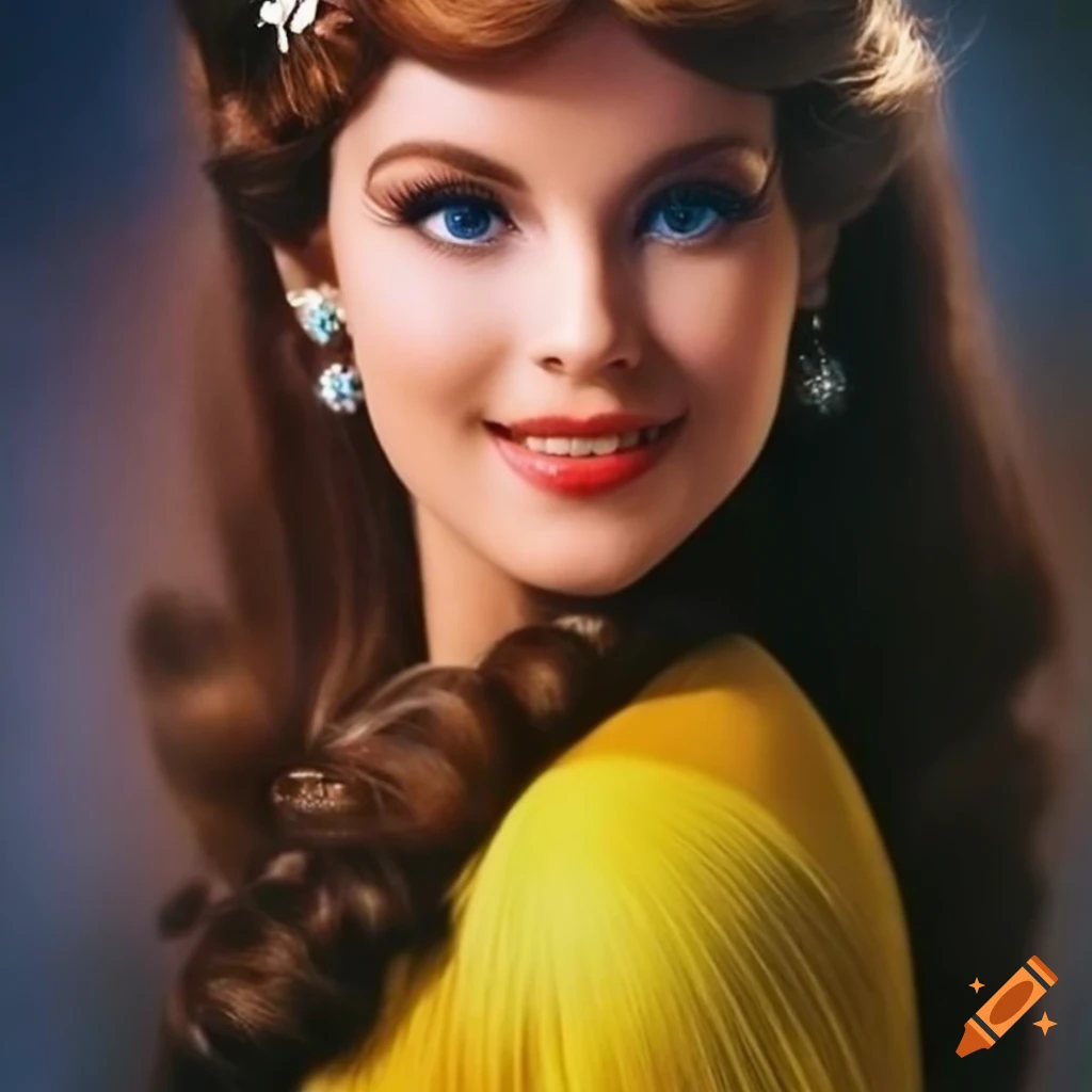 Portrait of princess daisy in golden age hollywood style