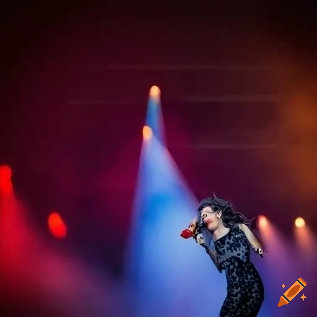 Celebrities having fun in a popper festival