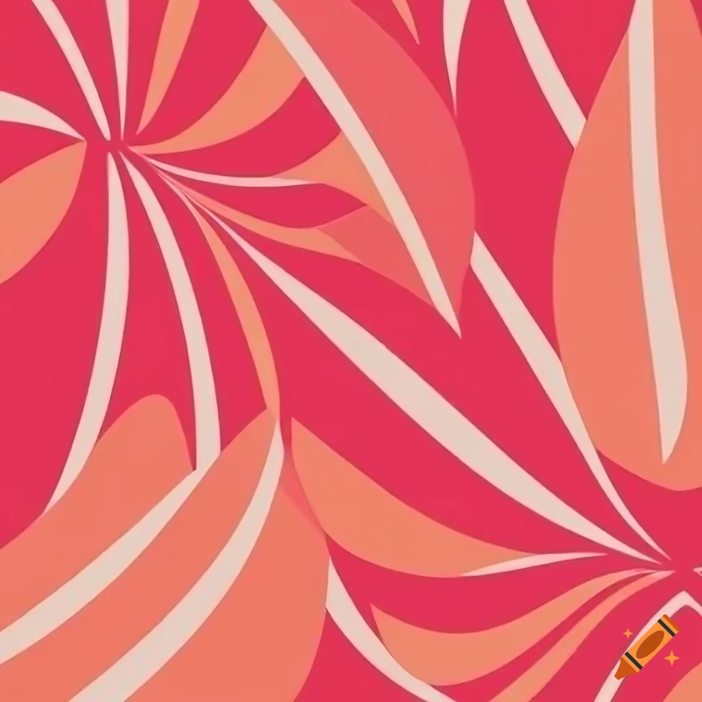 Abstract mid century modern art pattern in various colors on Craiyon