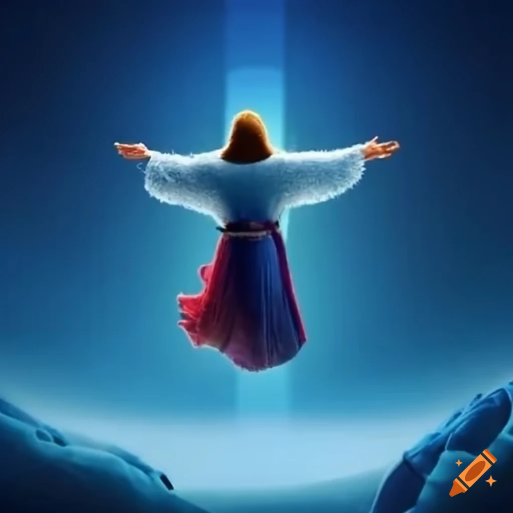 Disney pixar movie about jesus descending from the sky