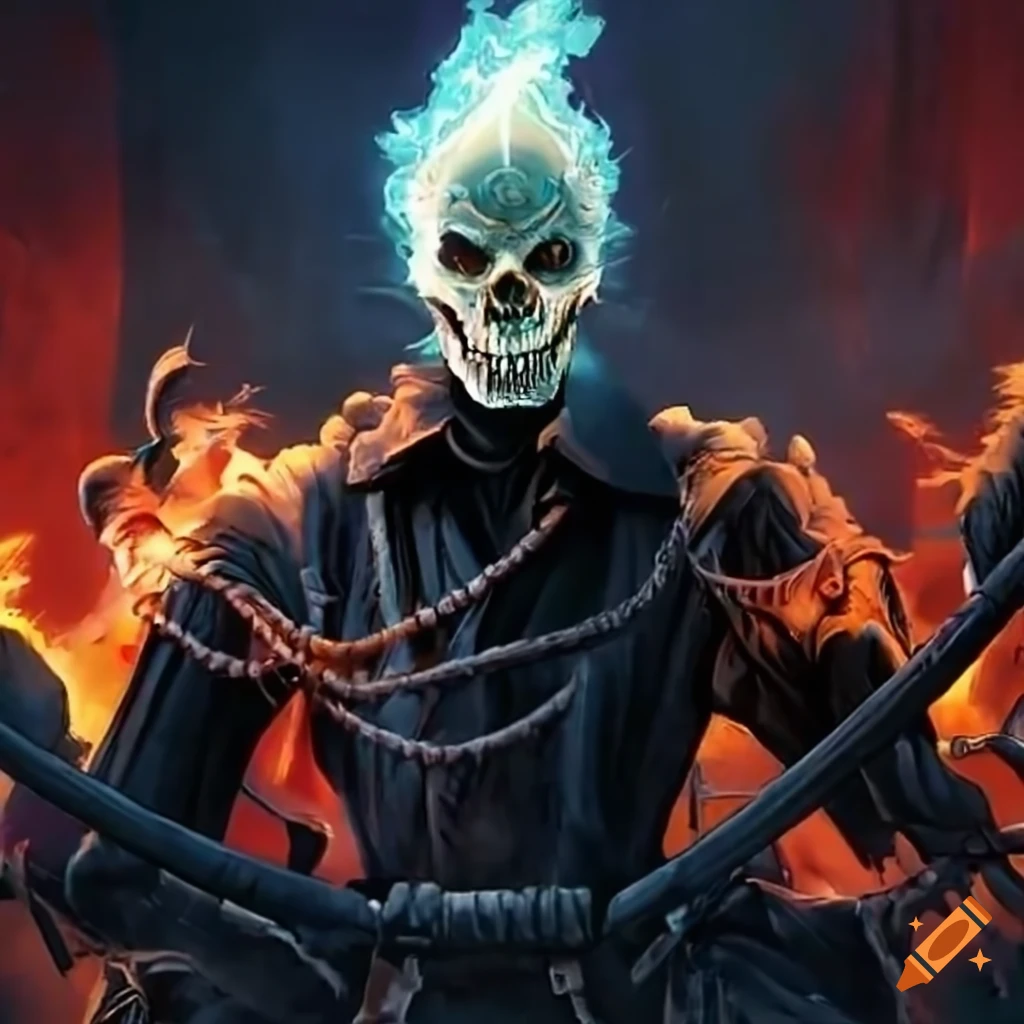 Image of ghost rider character