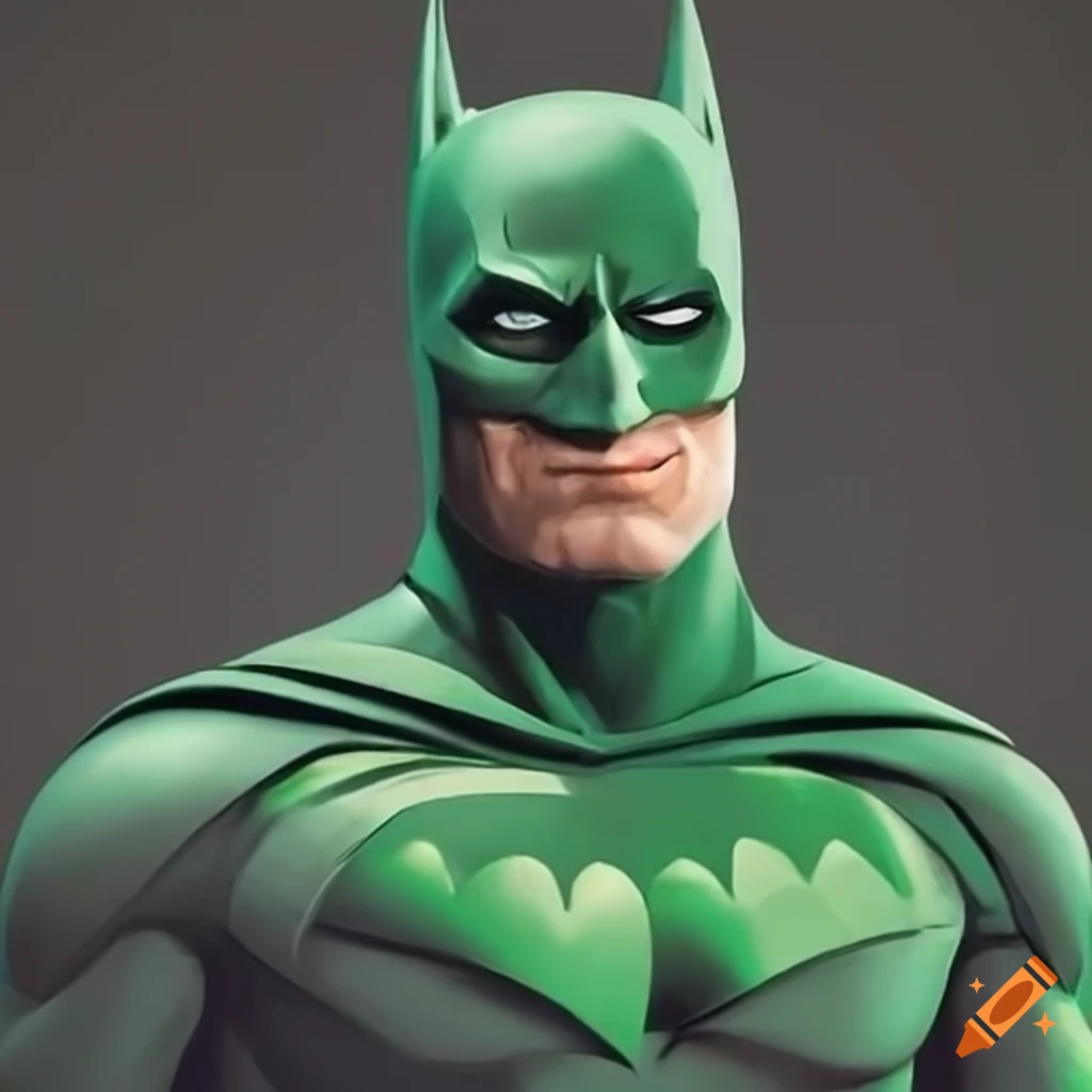 Batman in a green suit