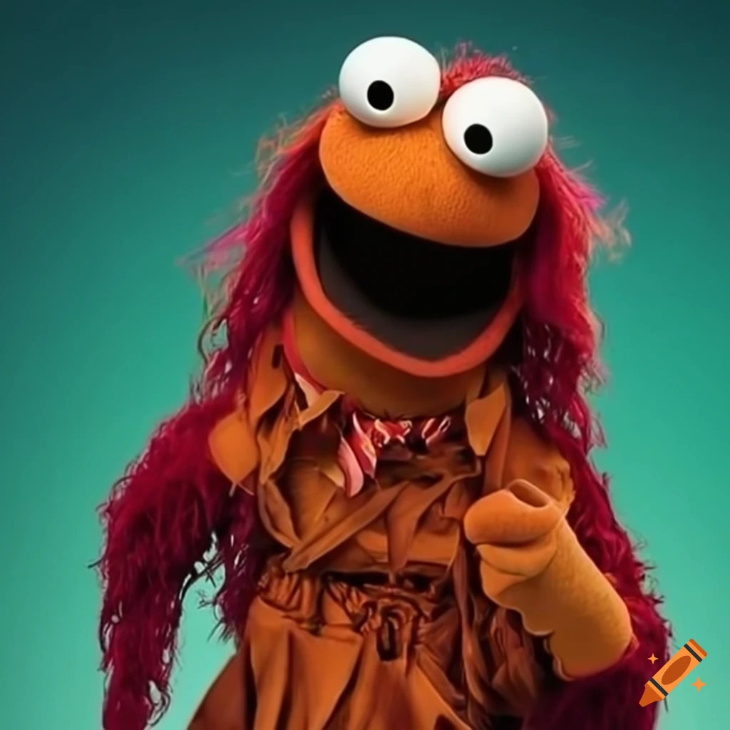 Visually striking and vibrant monster muppet designs