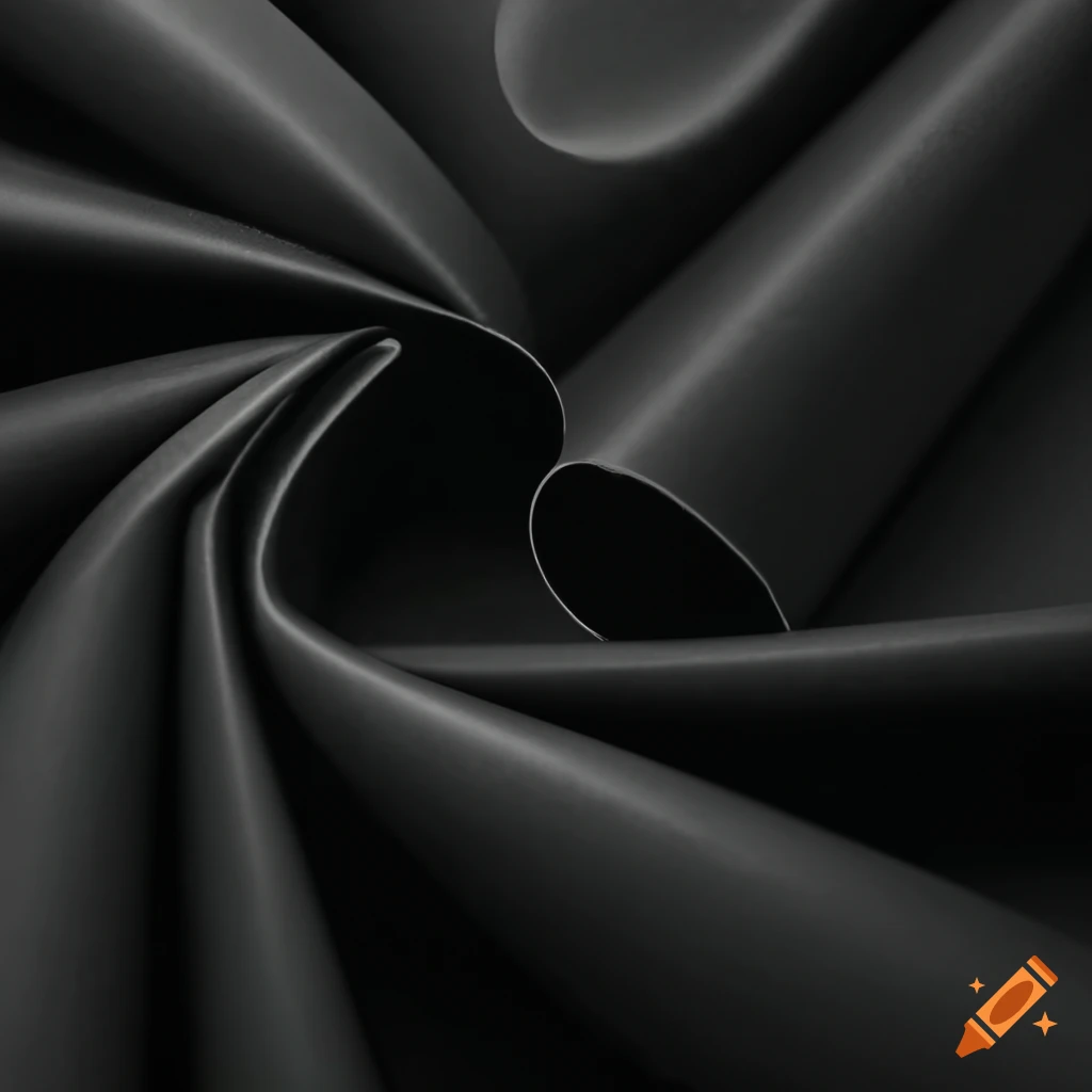 Black art design for wrapping paper