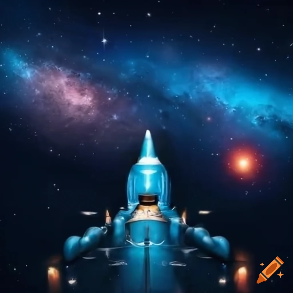 Concept art of a space restaurant