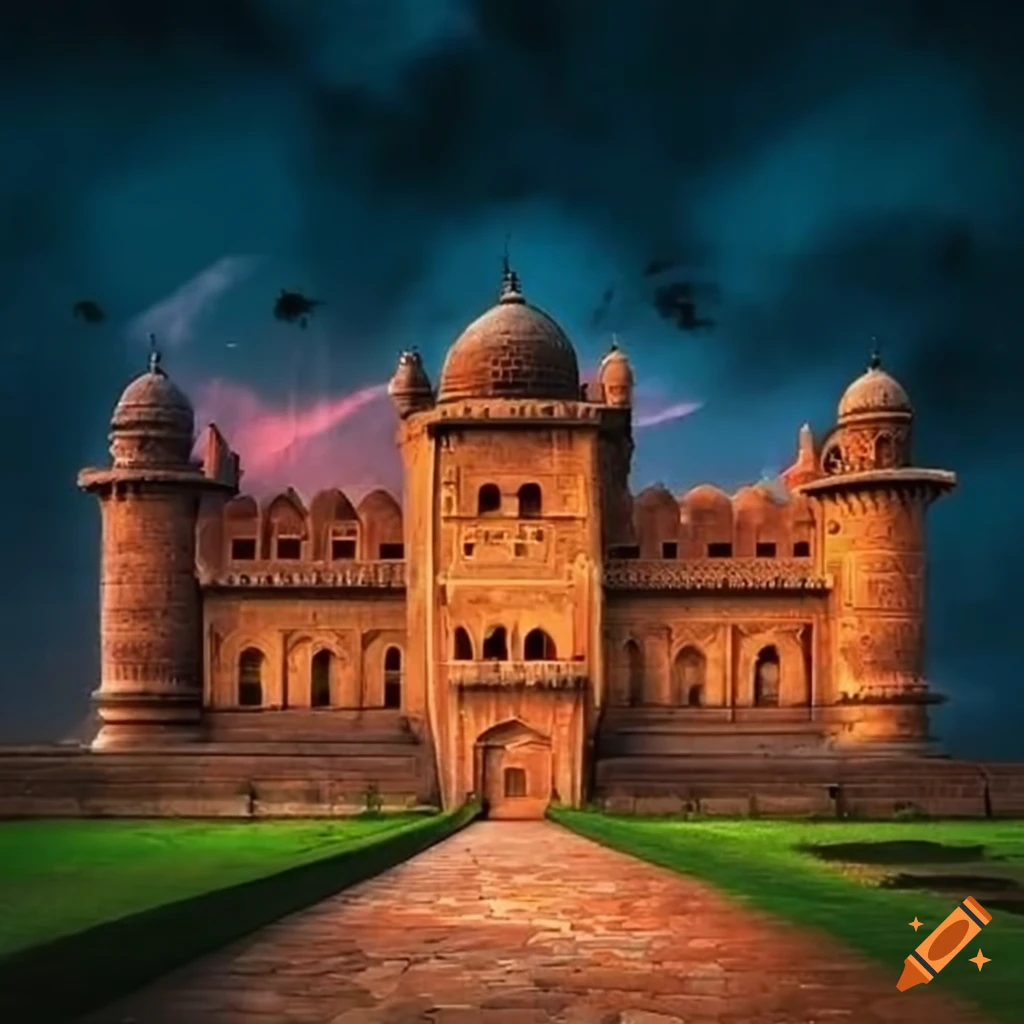 Photo of an indian castle on Craiyon