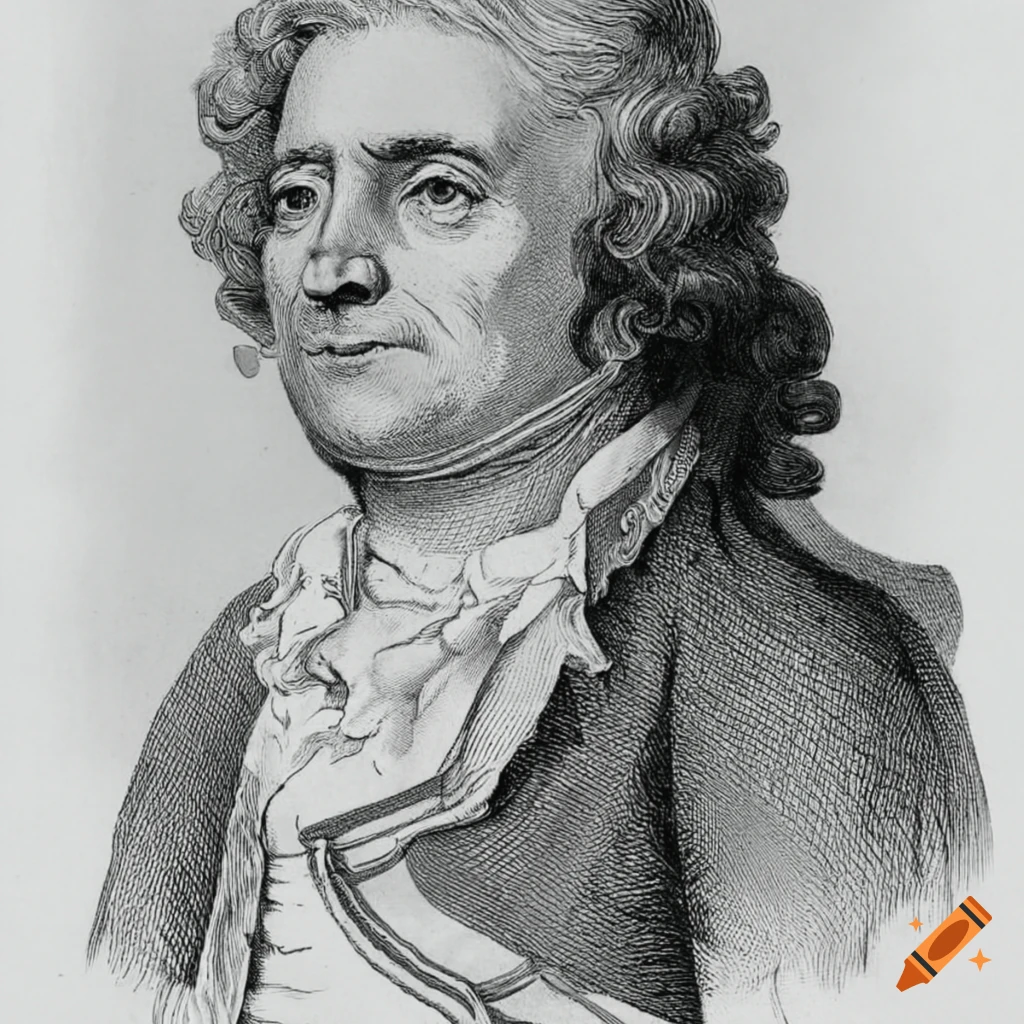 Portrait of jean-marie, a 60-year-old french doctor from 1714