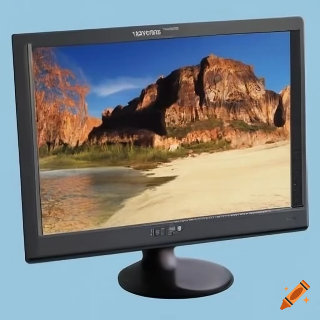 Computer monitor on Craiyon
