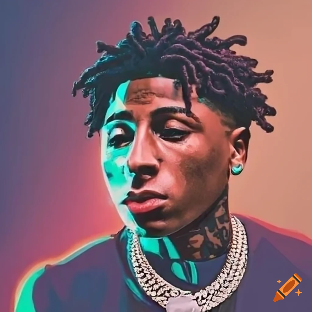 Intense portrait of nba youngboy