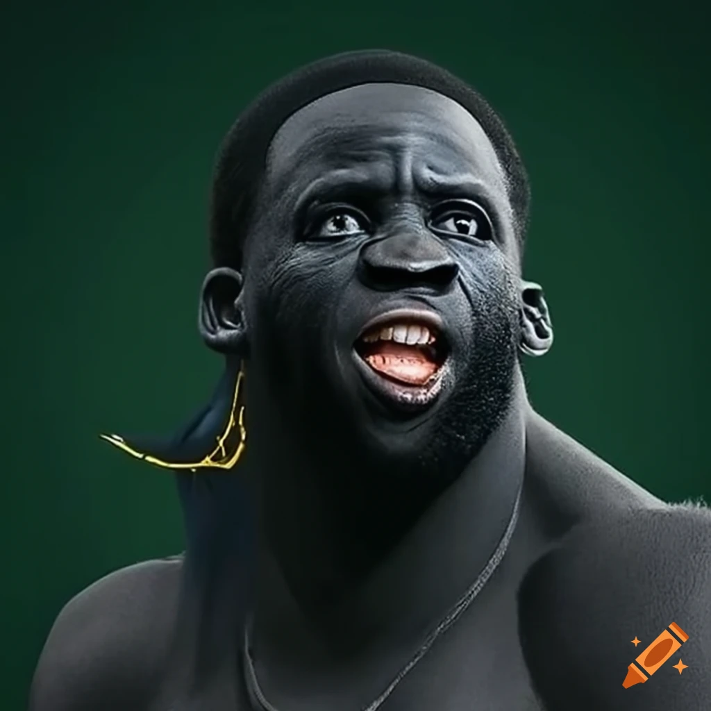 Draymond green, nba player with a gorilla