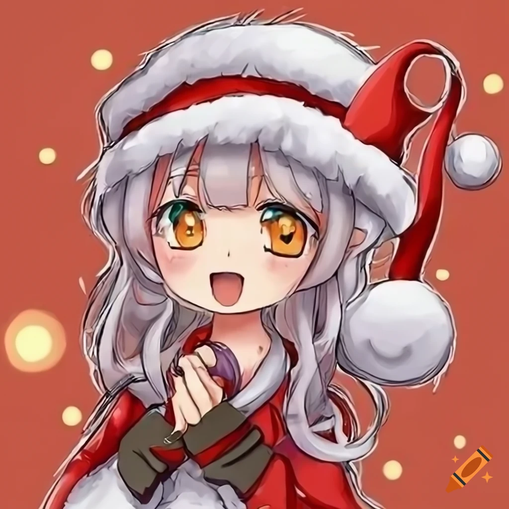 Cute chibi santa claus artwork