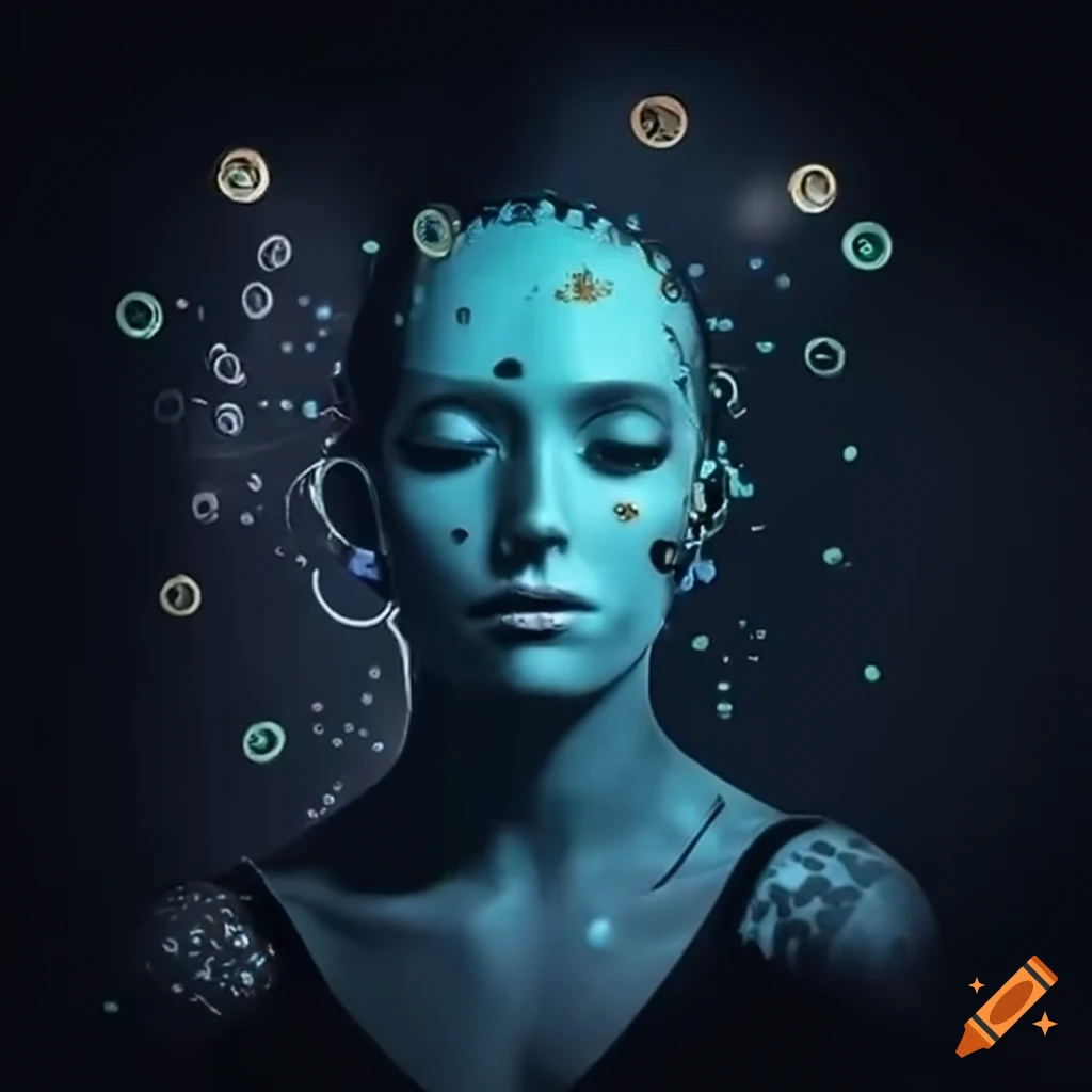 Conceptual artwork of an audiovisual mind machine