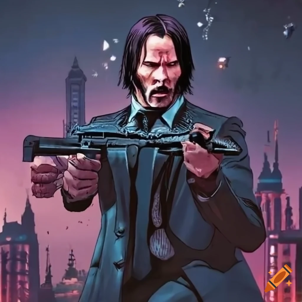 Poster of John Wick: Chapter 4 on Craiyon