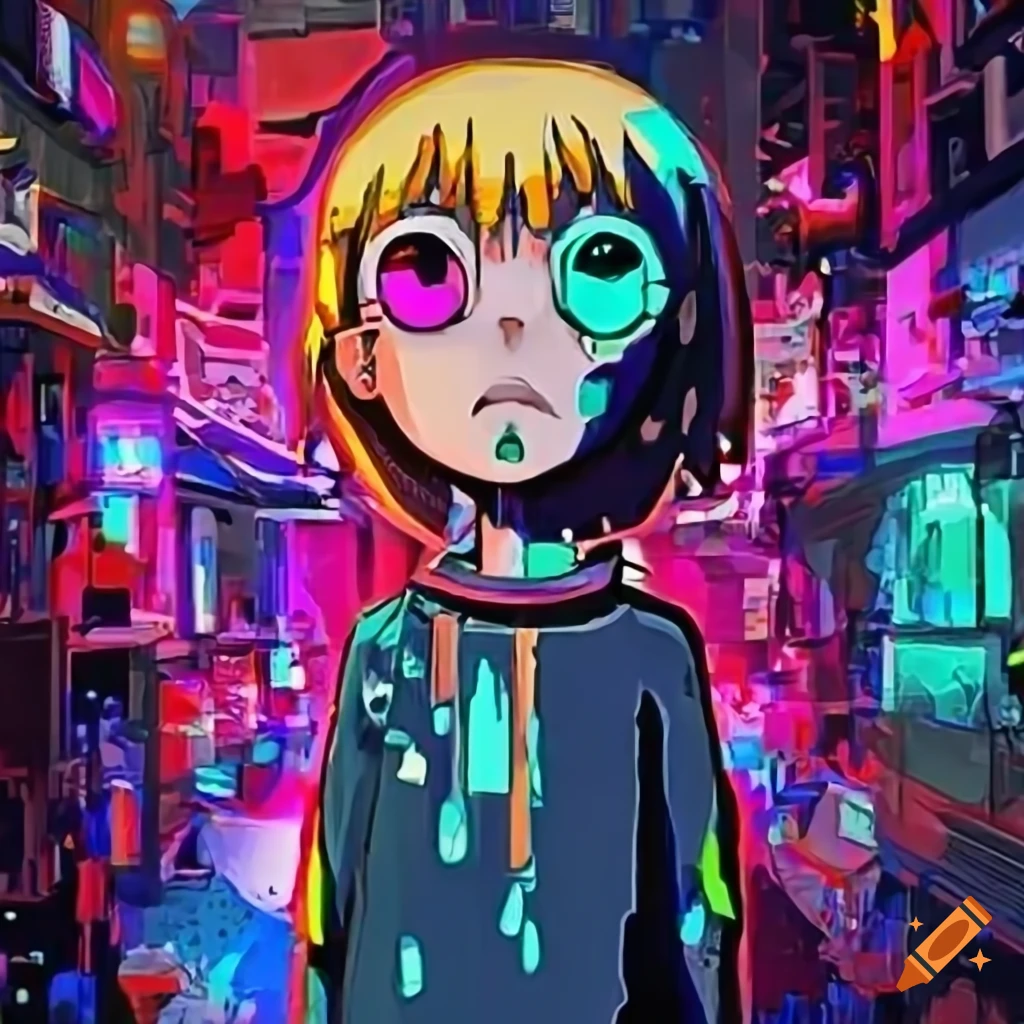 Hyper detailed and colorful nft cartoon artwork on Craiyon