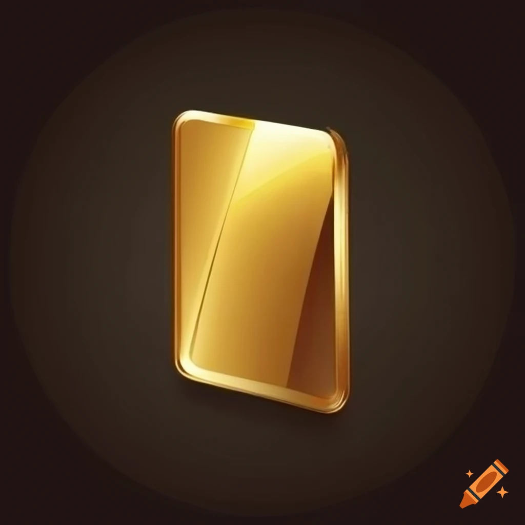 Gold card logo with auction line on Craiyon