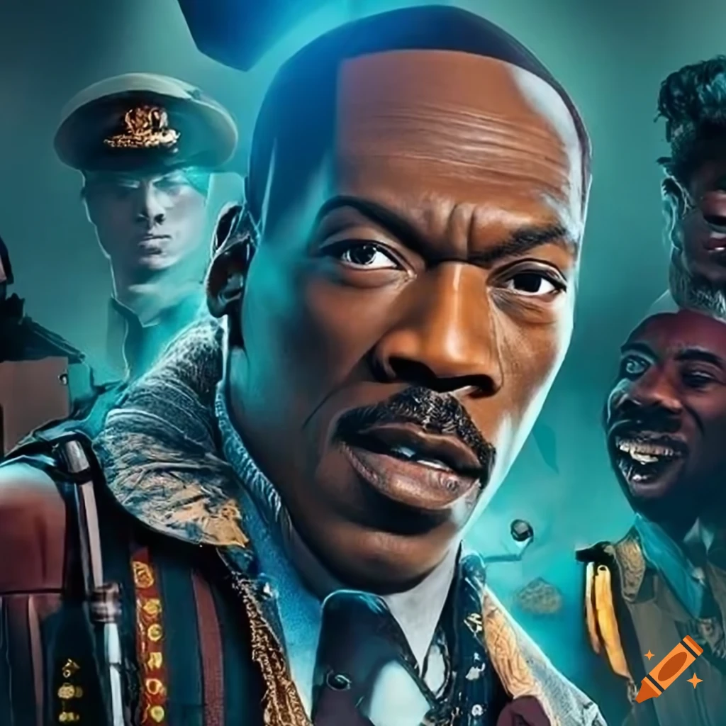 Movie poster of "Meet Dave 2" with Eddie Murphy on Craiyon