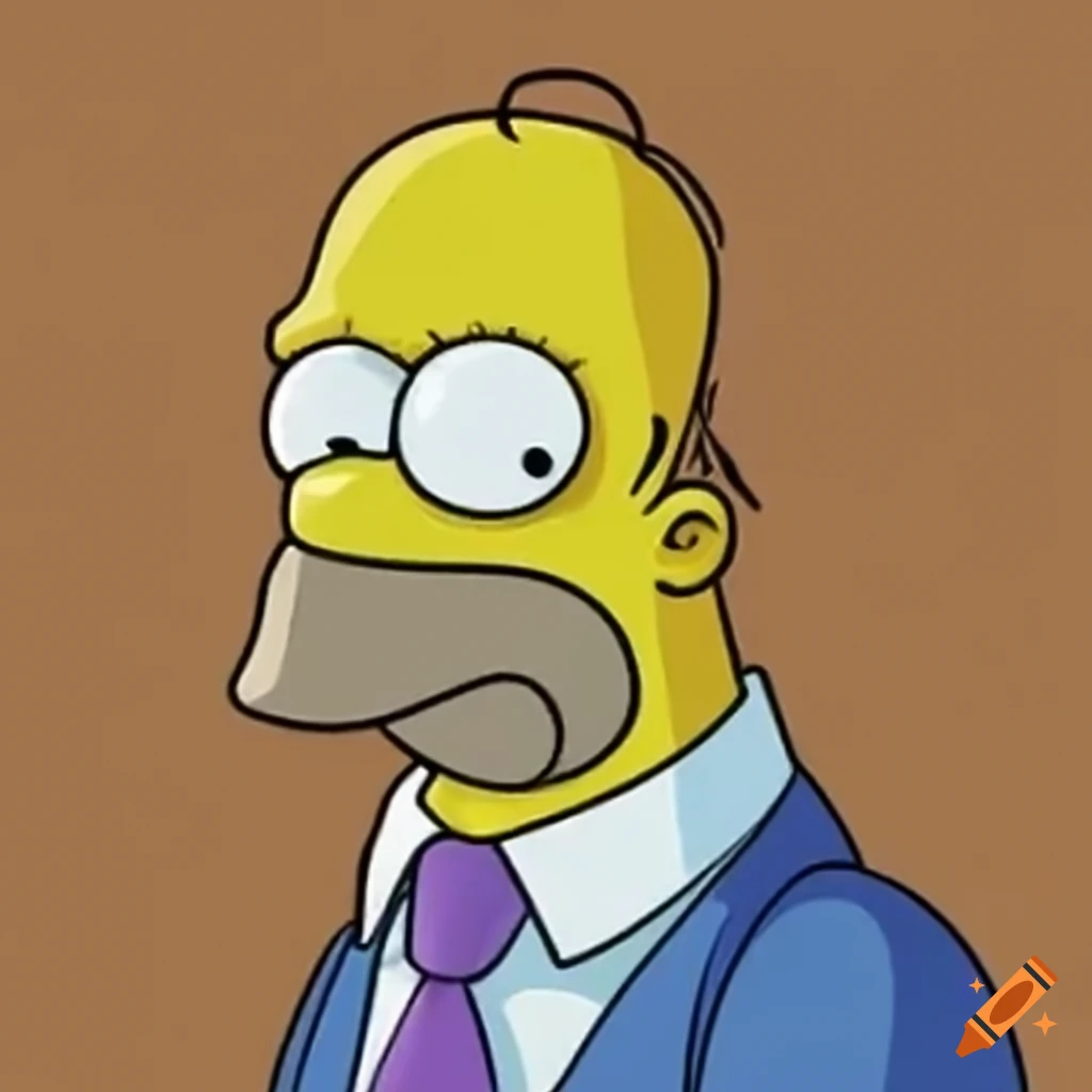 Cartoon of homer simpson undergoing belly surgery