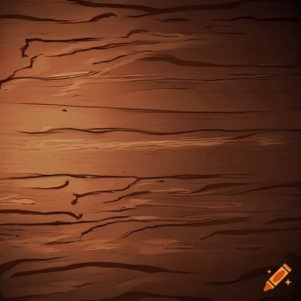 Shiny wood texture with anime style design on Craiyon