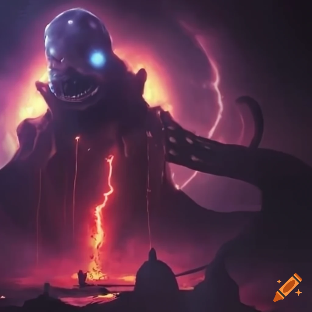 Concept art of a super mega death ray on Craiyon