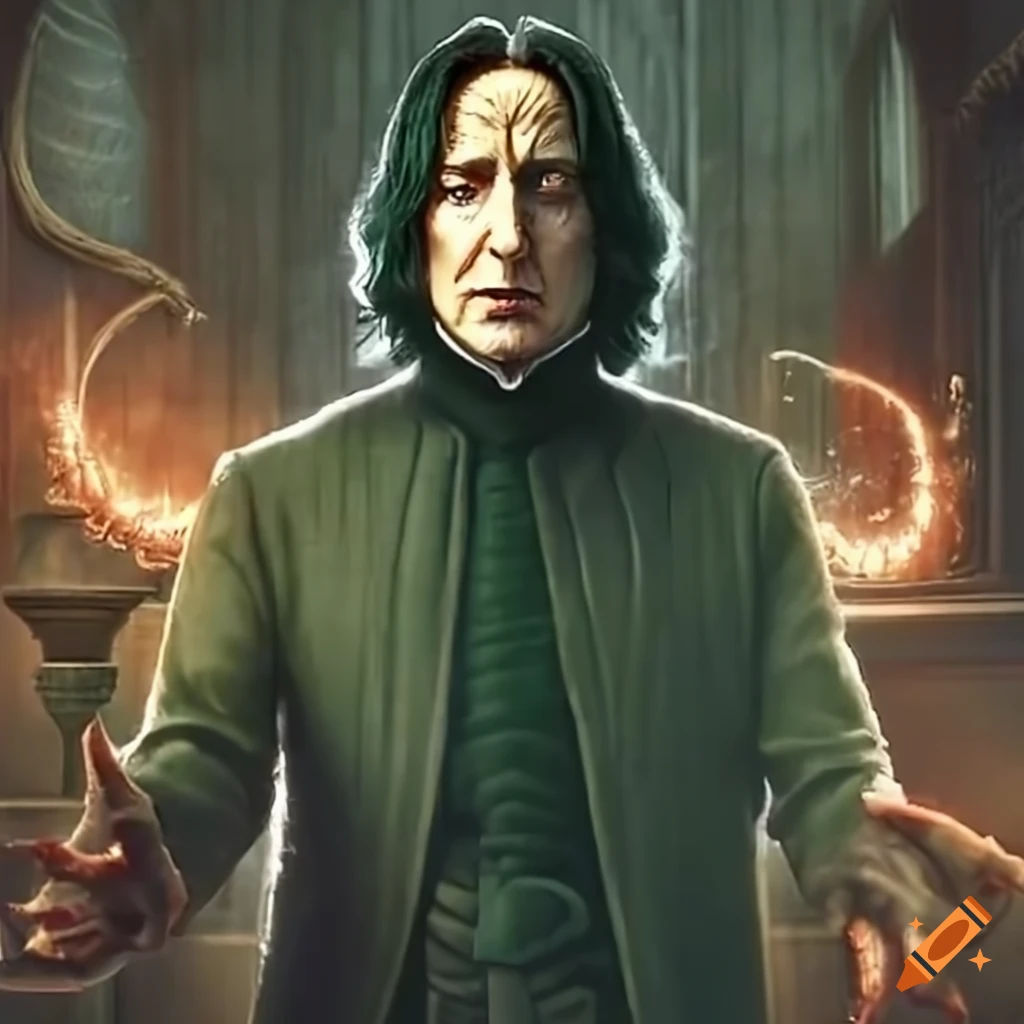 Professor snape teaching the dark arts