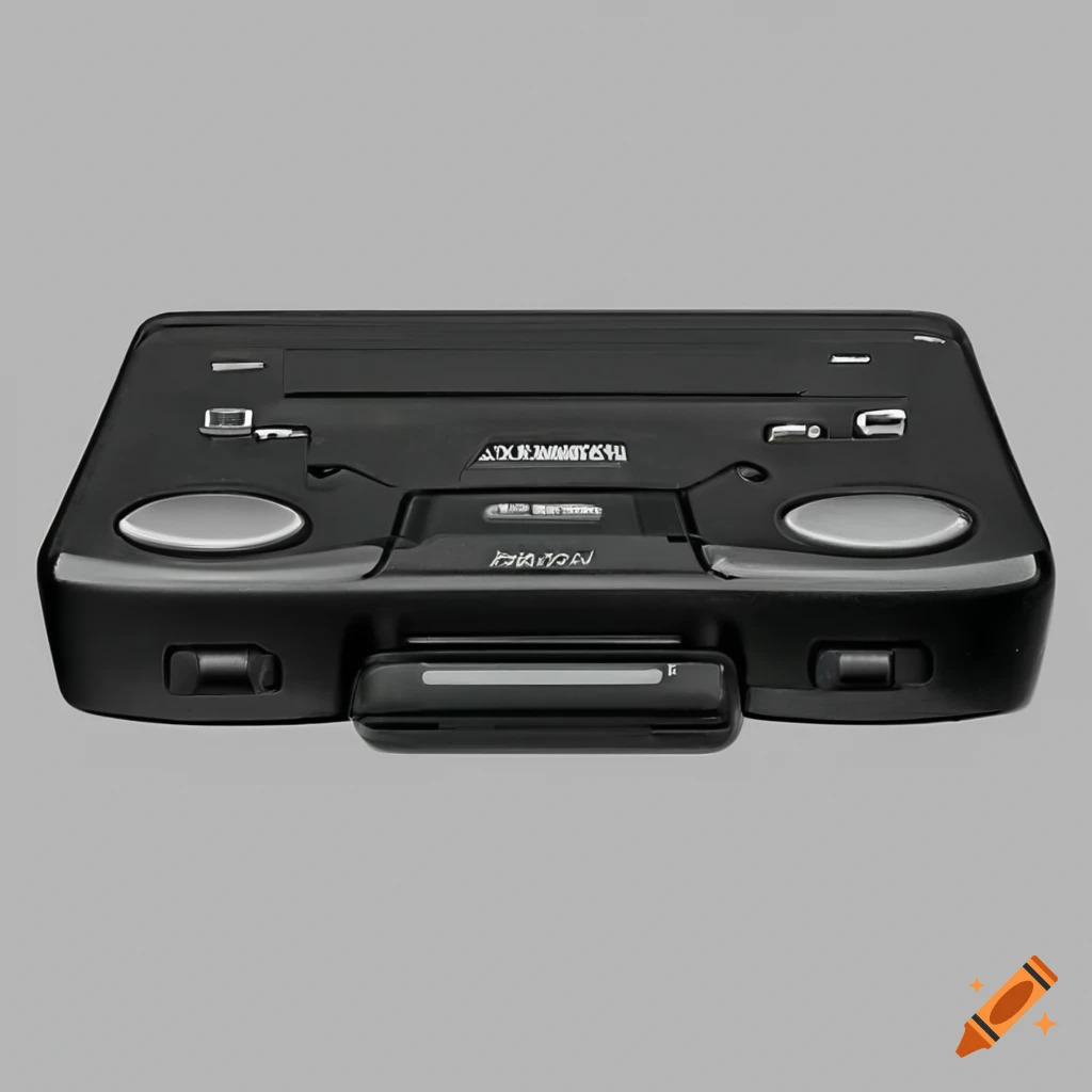 Sega wonder mega game console with game cartridges