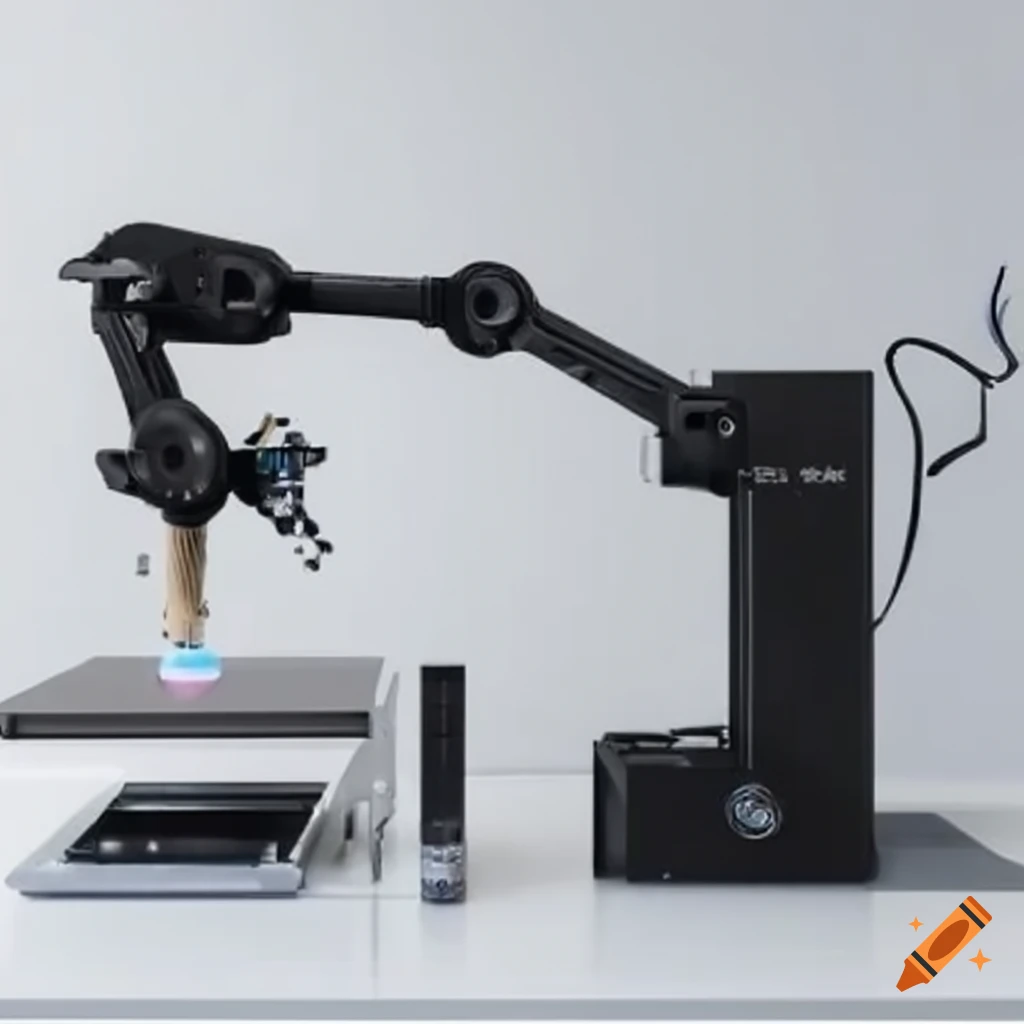 3d printer robot arm on Craiyon