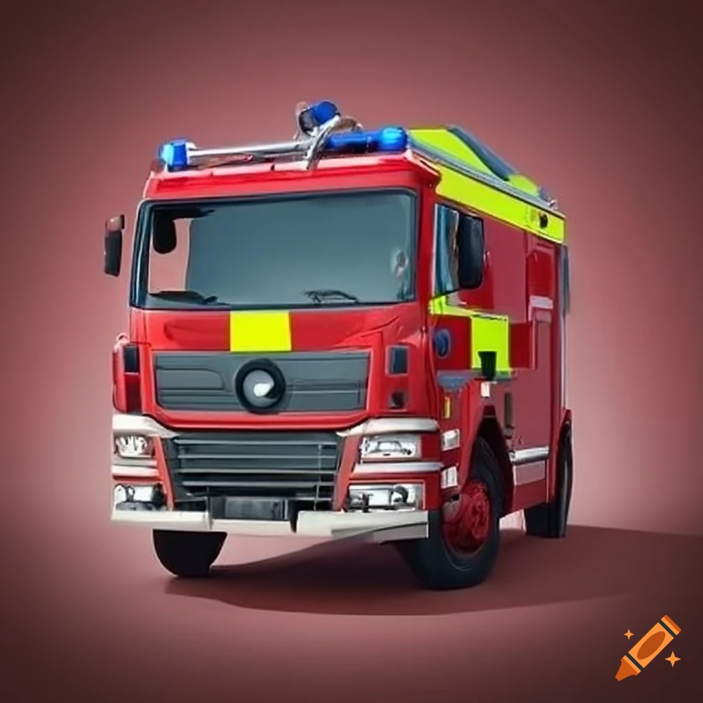 Uk fire engine on Craiyon